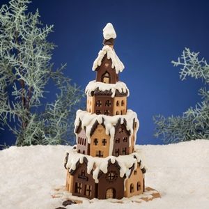 Gingerbread Village chocolate pine mold