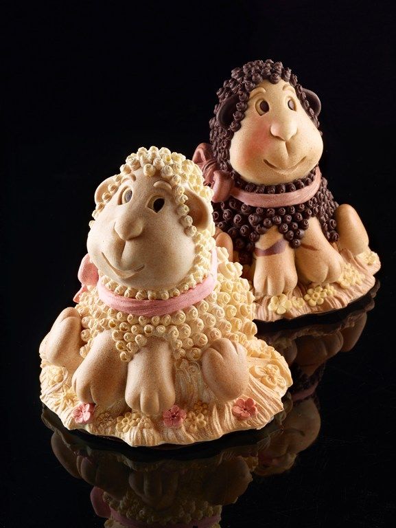 3D Lamb Easter Bell chocolate mold